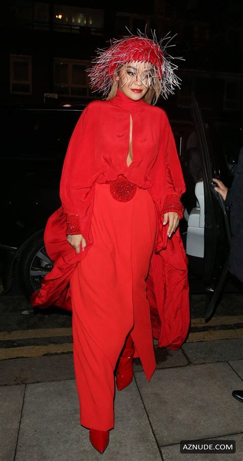Rita Ora Upskirt At The Cartier London Celebration At The Chiltern