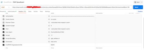 How To Use Filters For API Request To Exporting Queue Items Using