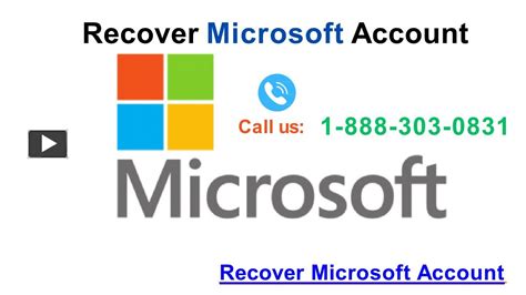 PPT Recover Microsoft Account PowerPoint Presentation Free To