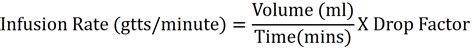 Infusion Flow Rate Calculator Medicalculators