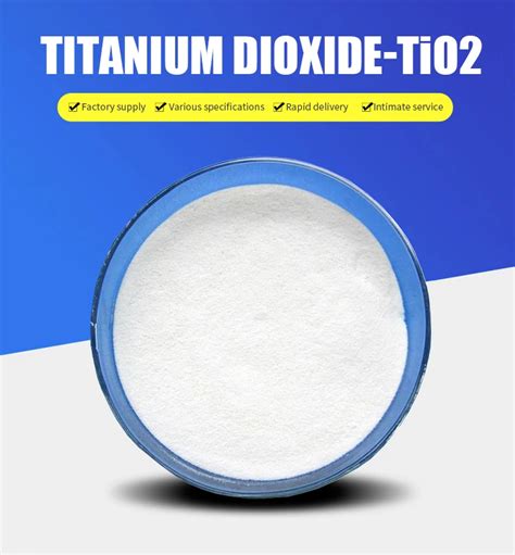 Factory Tio2 Powder Rutile Titanium Dioxide Nano Particles For Rubber