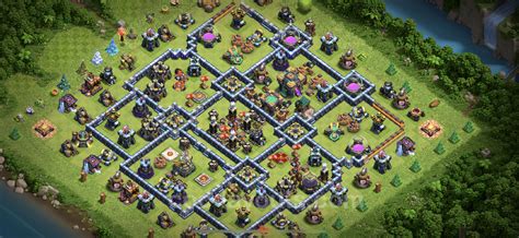 Best Anti 3 Stars Base Th14 With Link Hybrid Town Hall Level 14 Base