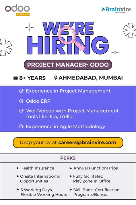 Mayur Gaikwad On Linkedin Odooprojectmanager Agilemethodology Brainvire