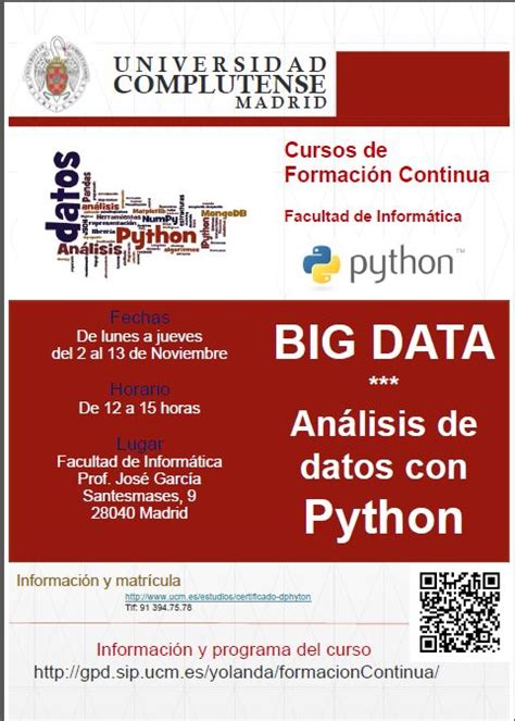Atención Big Data Análisis de datos con Python SOU Educación