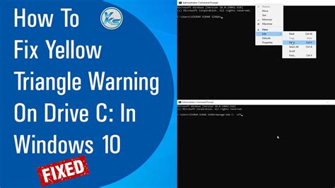 How To Fix Yellow Triangle Warning On Drive C In Windows 10 2021 Youtube