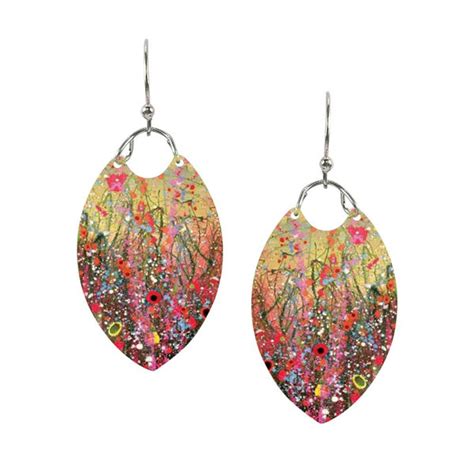 Confetti Meadow Oval Earring The Terry Janis Collection