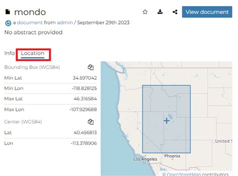 Document Information — Geonode Master Documentation