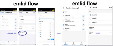 Where Is The Nmea Settings In Emlidflow Position Streaming Rtk Ppk Configuration Emlid