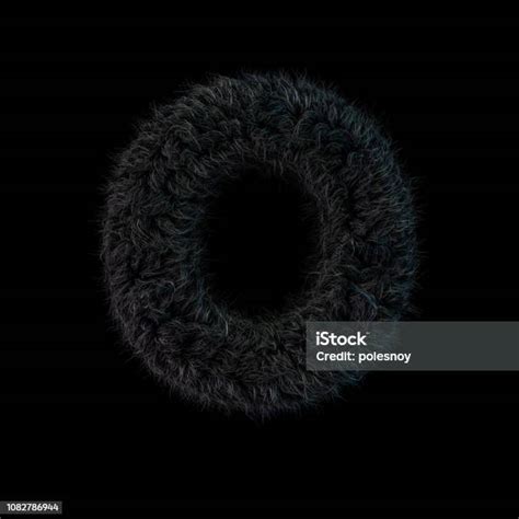 대문자 솜 털과 모피 블랙 폰트입니다 편지 O 3d 알파벳 O에 대한 스톡 사진 및 기타 이미지 알파벳 O 컴퓨터 글자 3차원 형태 Istock