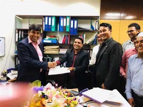 omar faruque on linkedin receiving promotion letter from group ceo of unique group and other