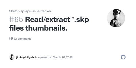 Readextract Skp Files Thumbnails · Issue 65 · Sketchupapi Issue