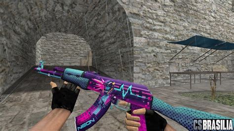 Skin Ak47 Models Neon Rider Iv V2 Para Cs 1 6 Csbrasilia