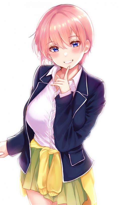 Wallpaper Anime Girls 5 Toubun No Hanayome Nakano Ichika Short