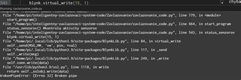 blynk raspberrypi brokenpipeerror issues and errors blynk community