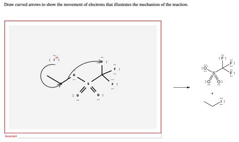 Solved Draw Curved Arrows To Show The Movement Of Electrons