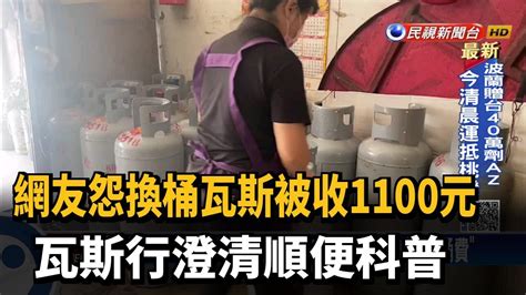網友怨換桶瓦斯被收1100元 瓦斯行澄清順便科普－民視台語新聞 Youtube