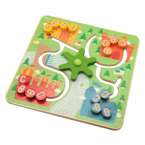 Дървен детски лабиринт Замък Exo Bg