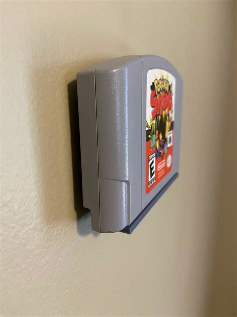 🎮 N64 Game Wall Mount・ Stl File For ・cults