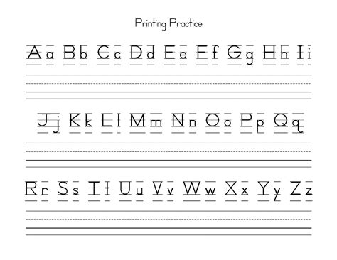 Uppercase And Lowercase Worksheet