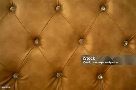 Brown Sofa Texture Close Up Sofa Luxury Design Skin Background Stock