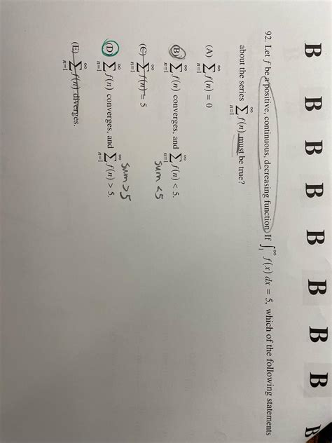Integral Test For Convergence R Calculus