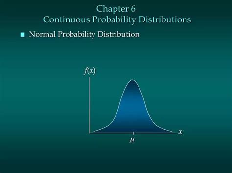 PPT Chapter Continuous Probability Distributions PowerPoint Presentation ID