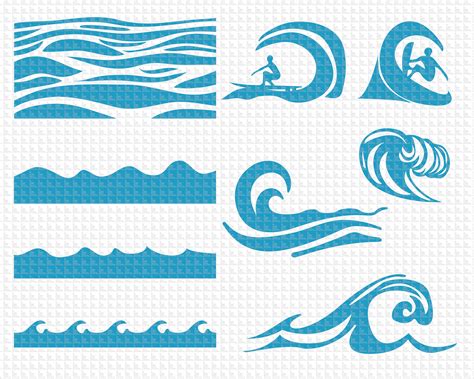 Ocean Wave Surf Wave Svg Cut File Ready To Print Etsy