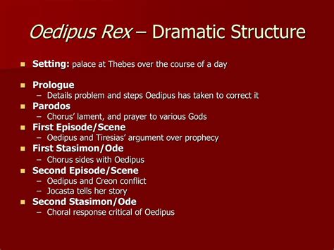 What Is The Plot Structure Of Oedipus Rex At Harry Brawner Blog