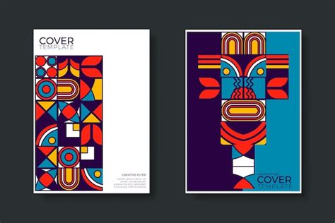 Free Vector Abstract Geometric Shapes Pattern Bauhaus Minimal Art Design Background Modern