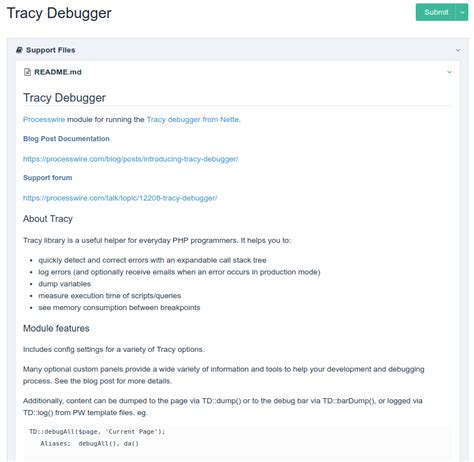 Module Release Notes Modules Plugins ProcessWire Support Forums