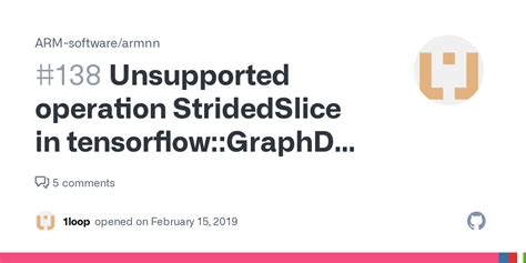 Unsupported Operation Stridedslice In Tensorflowgraphdef Tfparsercpp3221 · Issue 138 · Arm