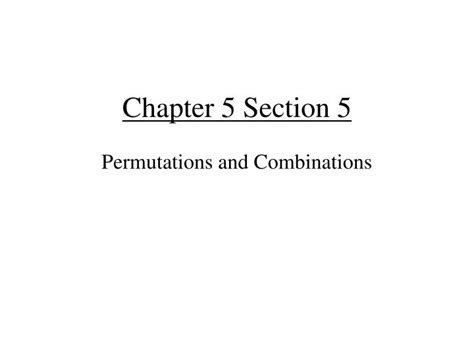 ppt chapter 5 section 5 powerpoint presentation free download id