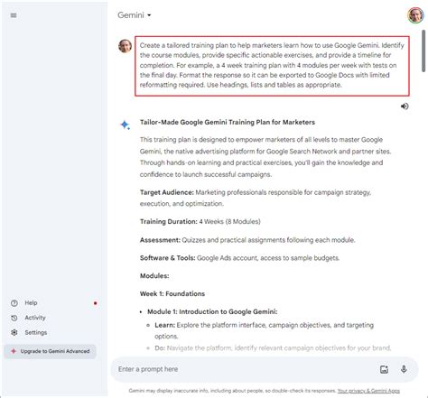 Google Gemini How To Export Answers To Google Docs MS Office Templates With AI Prompts