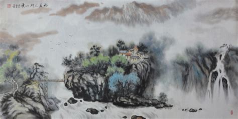 王忠权 王忠权 山水02 山东崔杨美术馆