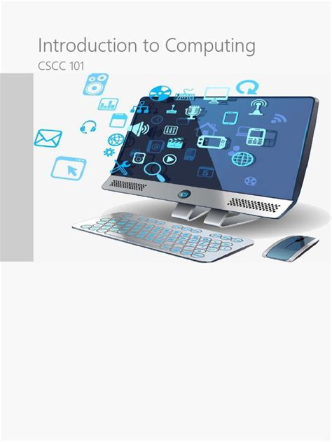 Cscc 101 Introduction To Computing Lesson 2 Pdf Computer Data Storage Application Software