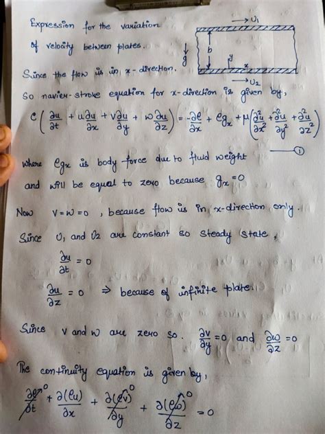 An Incompressible Viscous Fluid Is Placed Between Horizontal Infinite