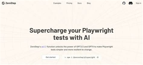 Zerostep Ai Powered Playwright Testing