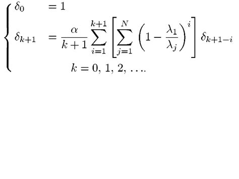 Summation Implement A Recursive Formula With Internal Sum