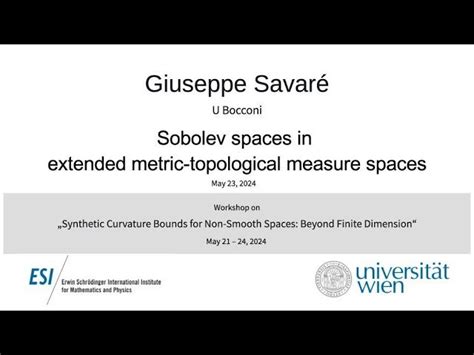 Free Video Sobolev Spaces In Extended Metric Topological Measure Spaces From Erwin Schrödinger