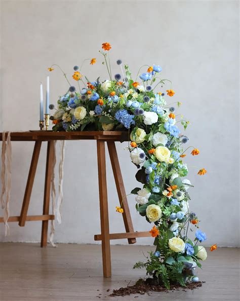 조화 테이블 그래머시 플라워 플로리스트 학원 Gramercy Flower Florist School