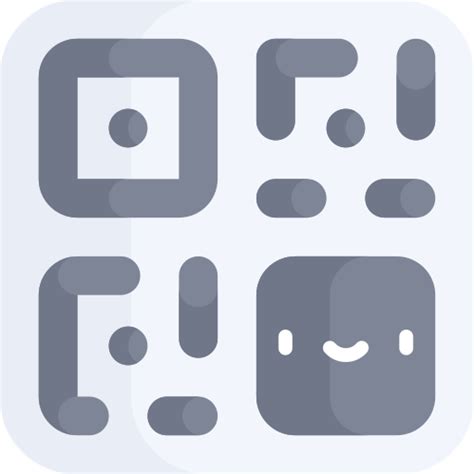 Qr Code Kawaii Flat Icon