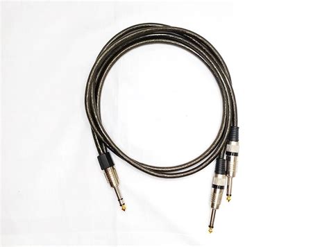 Mm MALE PL TRS STEREO To DUAL Mm MALE PL TS MONO BEST FOR AMPLIFIER To