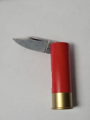 New Antonini Shotgun Shell Knife Red Folding Pocket Knife Ant1301cr