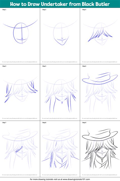 Undertaker Drawing Step By Step