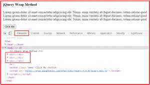 JQuery Wrap And UnWrap Elements Dot Net Tutorials