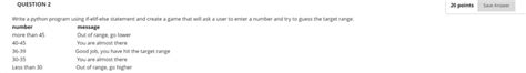 Solved Write A Python Program Using If Elif Else Statement Chegg Com
