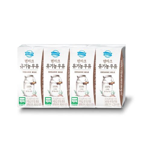 동원덴마크 유기농 멸균우유 120mlx4 배민 장보기∙쇼핑