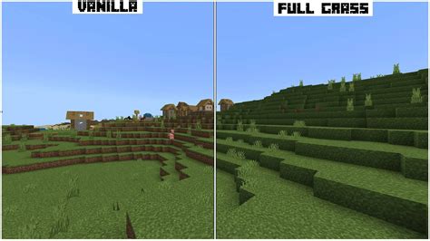 Full Grass Texture Pack For Minecraft