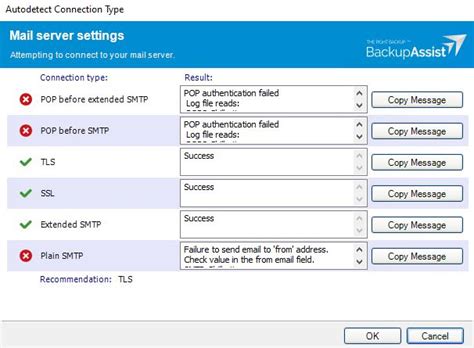 Email Alerting Requirements And Settings In Backupassist Zen Software