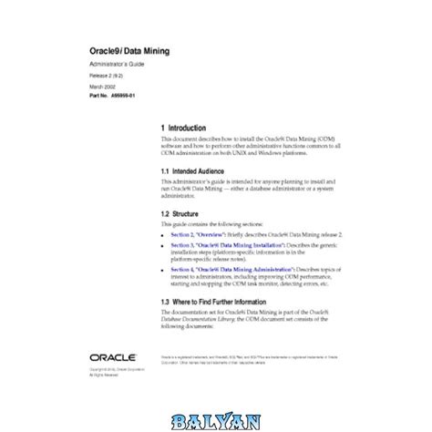 داده کاوی Oracle9i وبلاگ کتابخانه دیجیتال بلیان